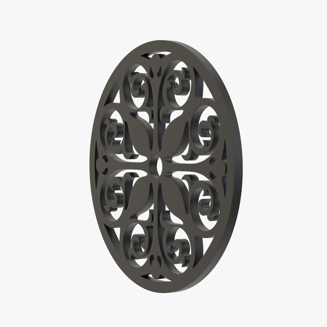 Circle Trivet 3D - TurboSquid 1258758