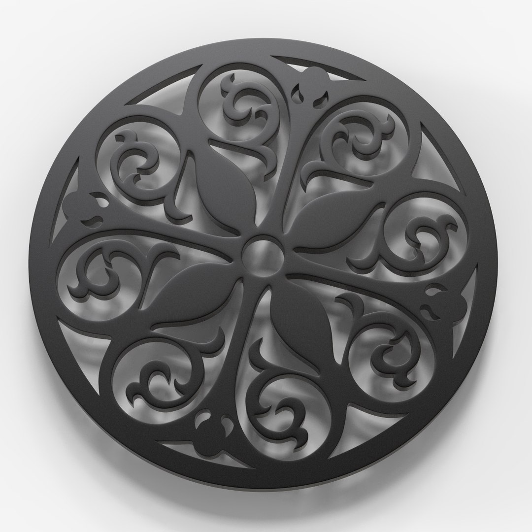 Circle Trivet 3D - TurboSquid 1258758