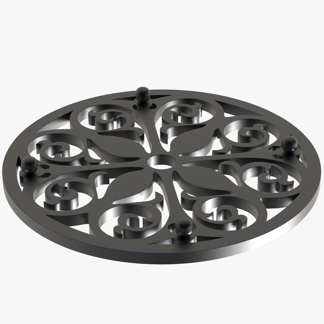 Circle Trivet 3D - TurboSquid 1258758