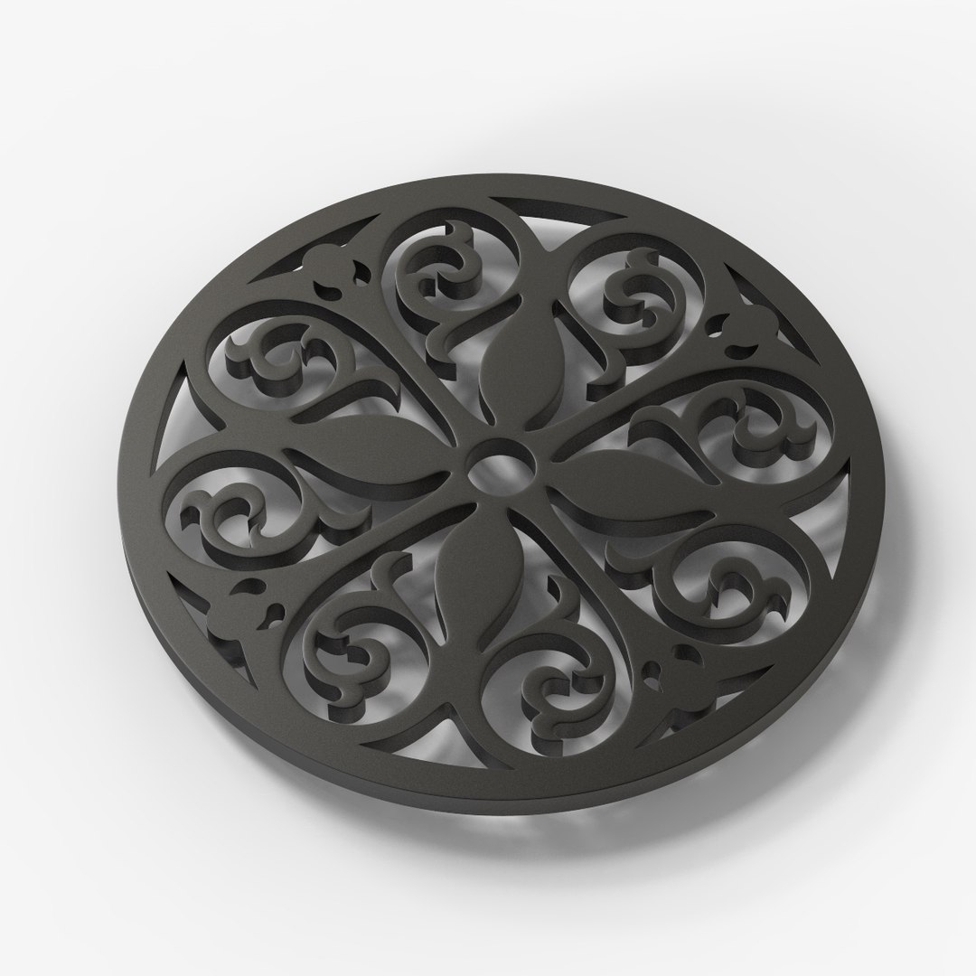 Circle Trivet 3D - TurboSquid 1258758