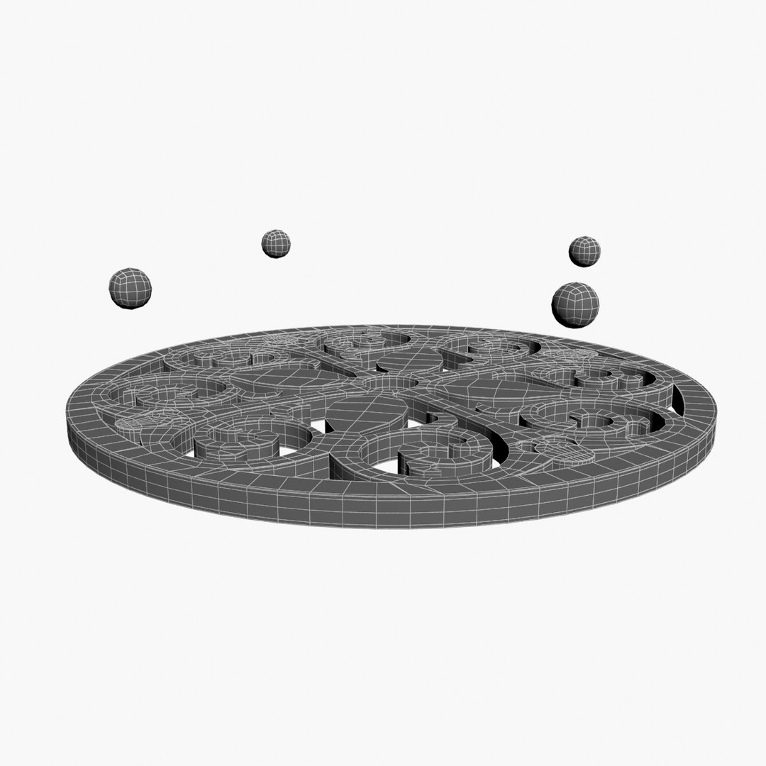 Circle Trivet 3D - TurboSquid 1258758
