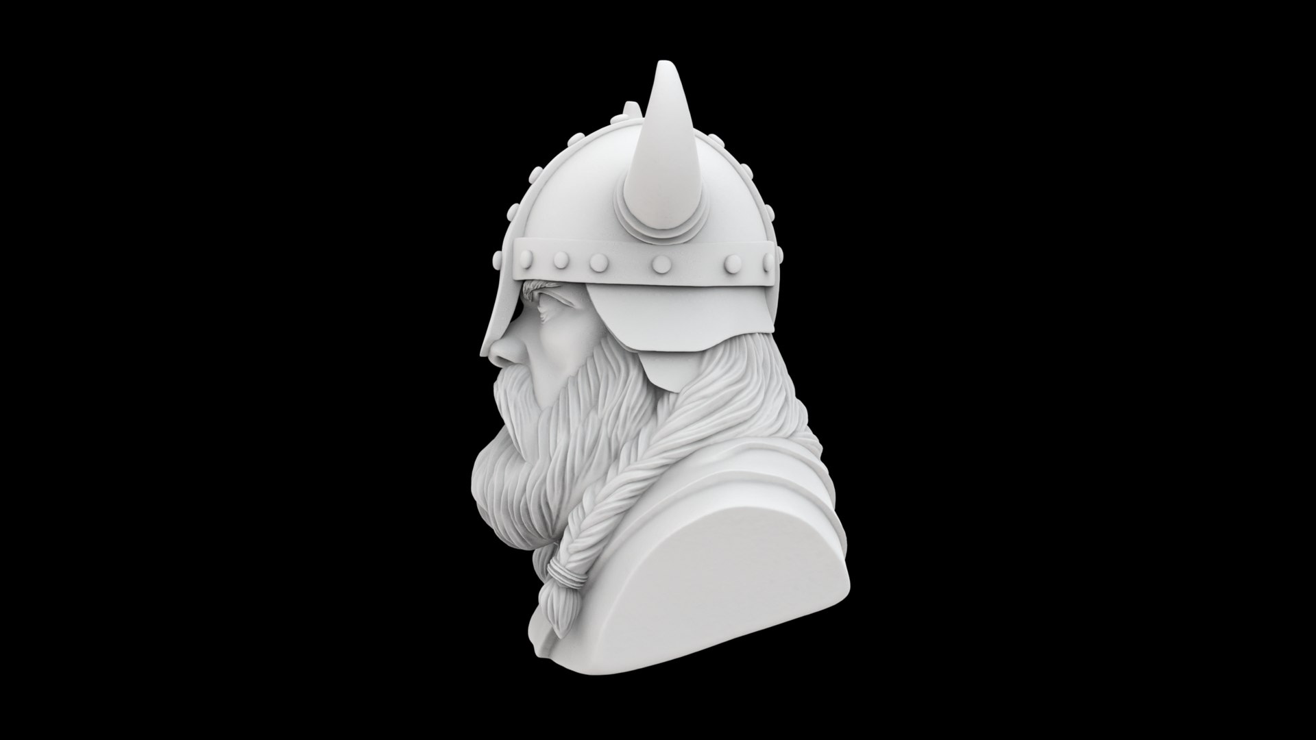 3D Viking Warrior Bust 3D Print Model - TurboSquid 2452924