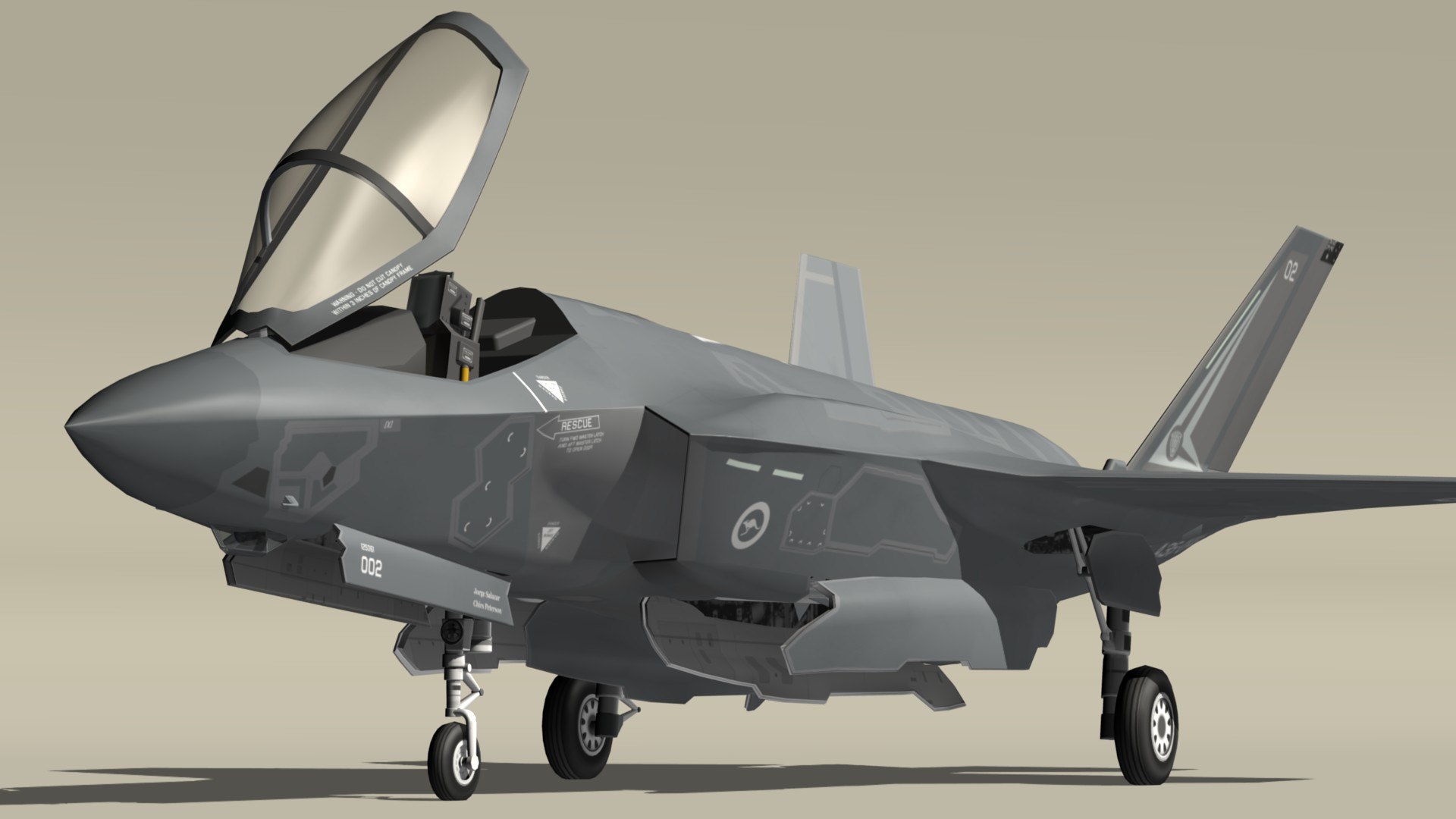 3D F35A RAAF - TurboSquid 1800725