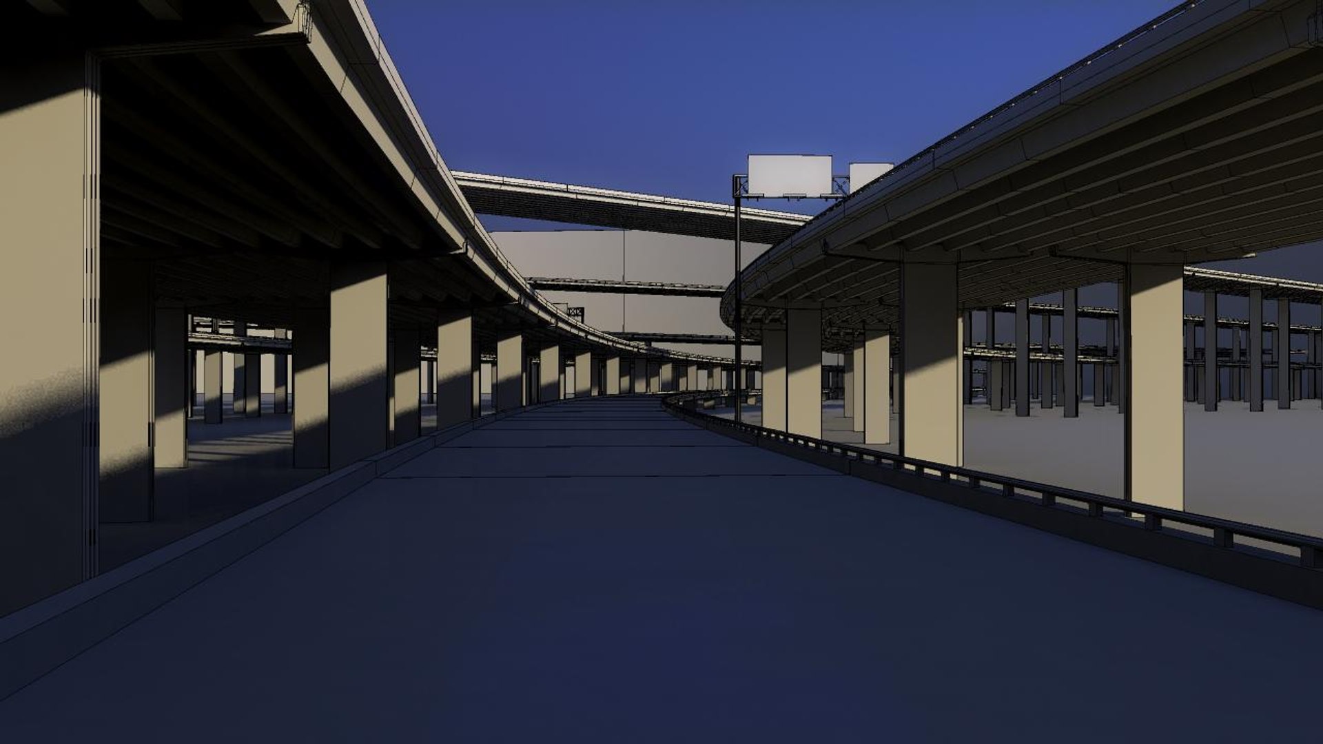 3D Freeway - TurboSquid 1339389