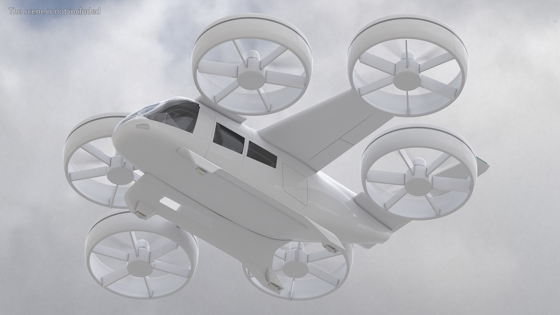 3D Next Gen Flying Car model - TurboSquid 2169654