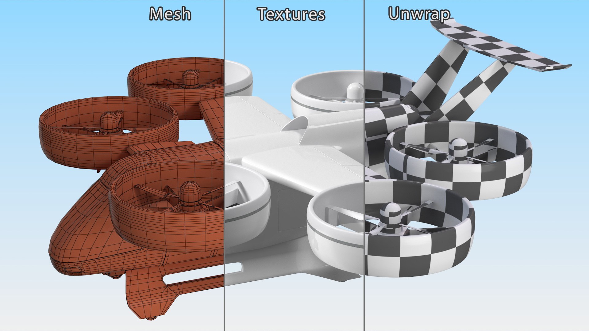 3D Next Gen Flying Car model - TurboSquid 2169654