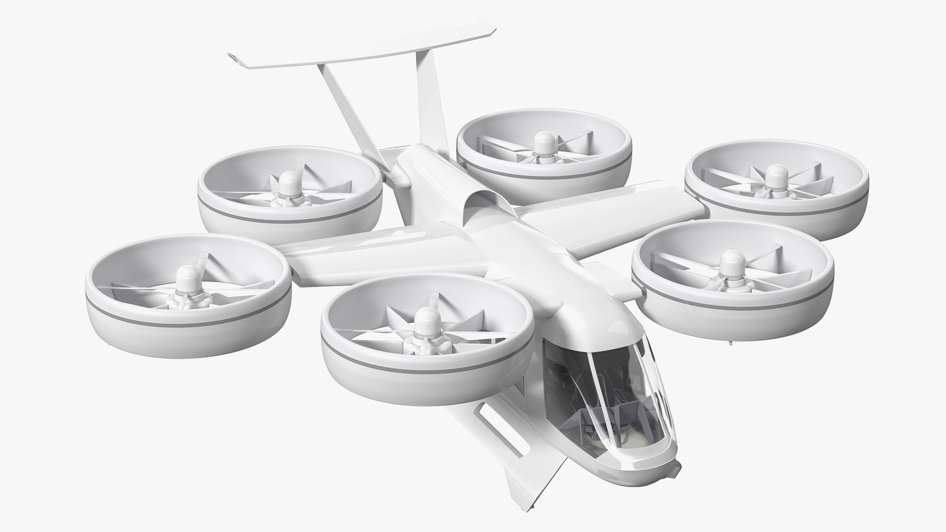 3D Next Gen Flying Car model - TurboSquid 2169654