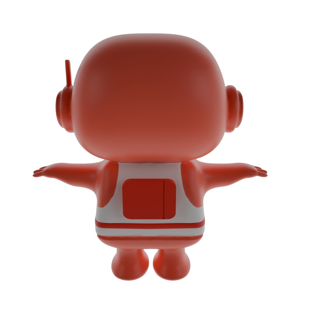Cute Little Robot Character 3D Model - TurboSquid 2239186