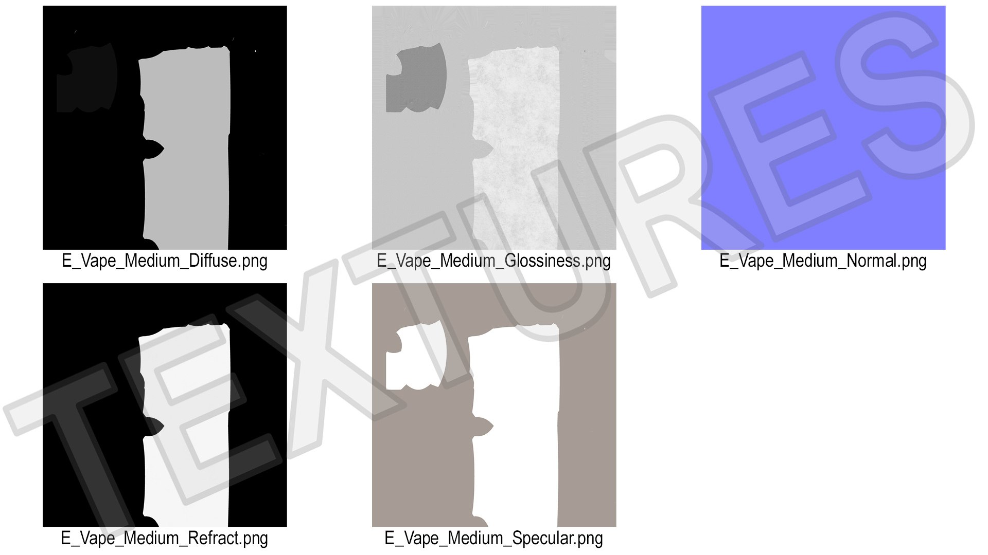 3D Vape Pen Medium Size Tank Model - TurboSquid 2269792