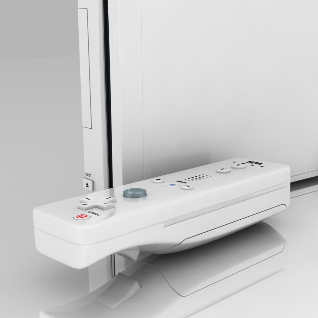 Nintendo Wii 3d Model