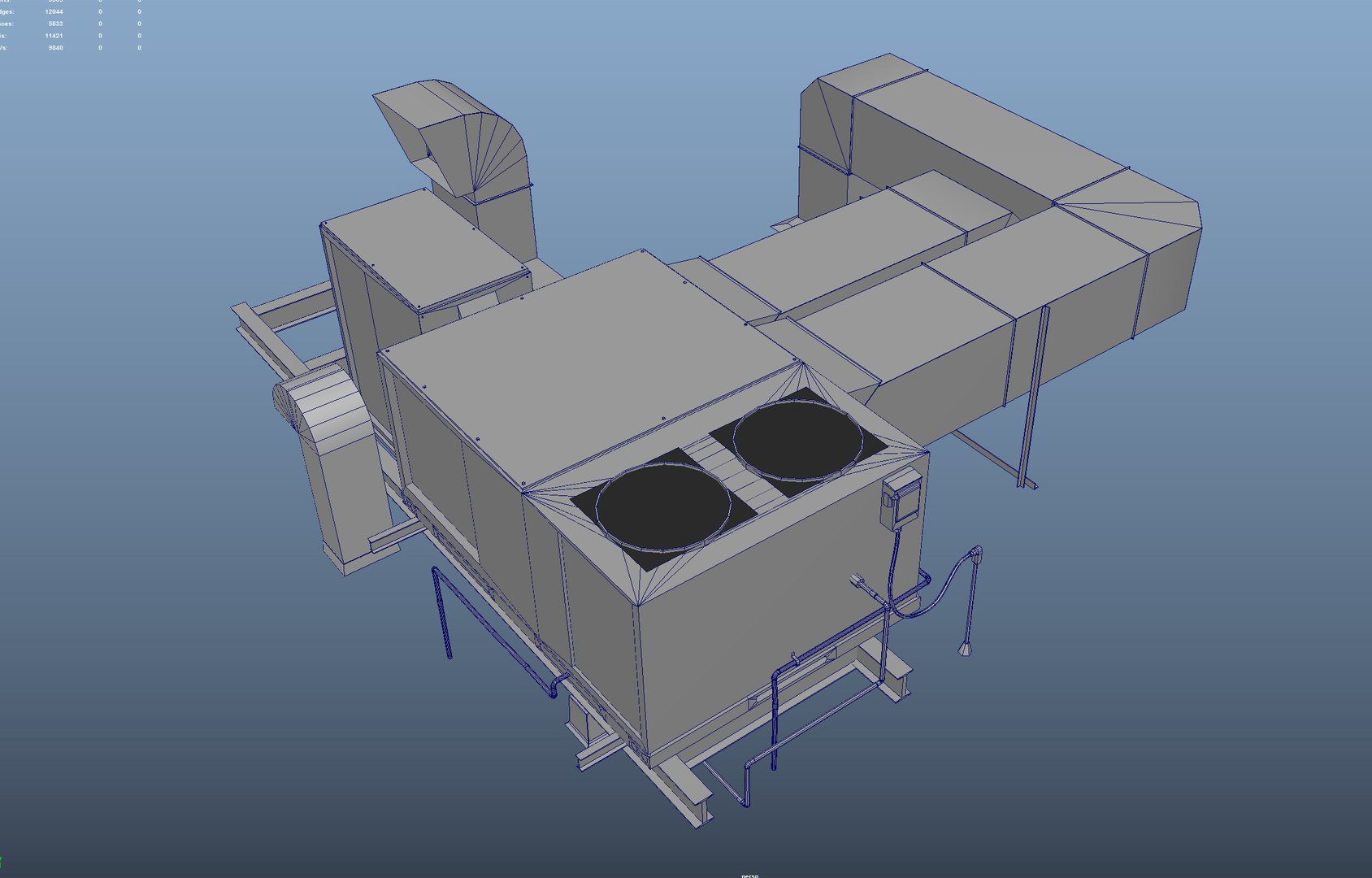 3d Hvac Ac Model