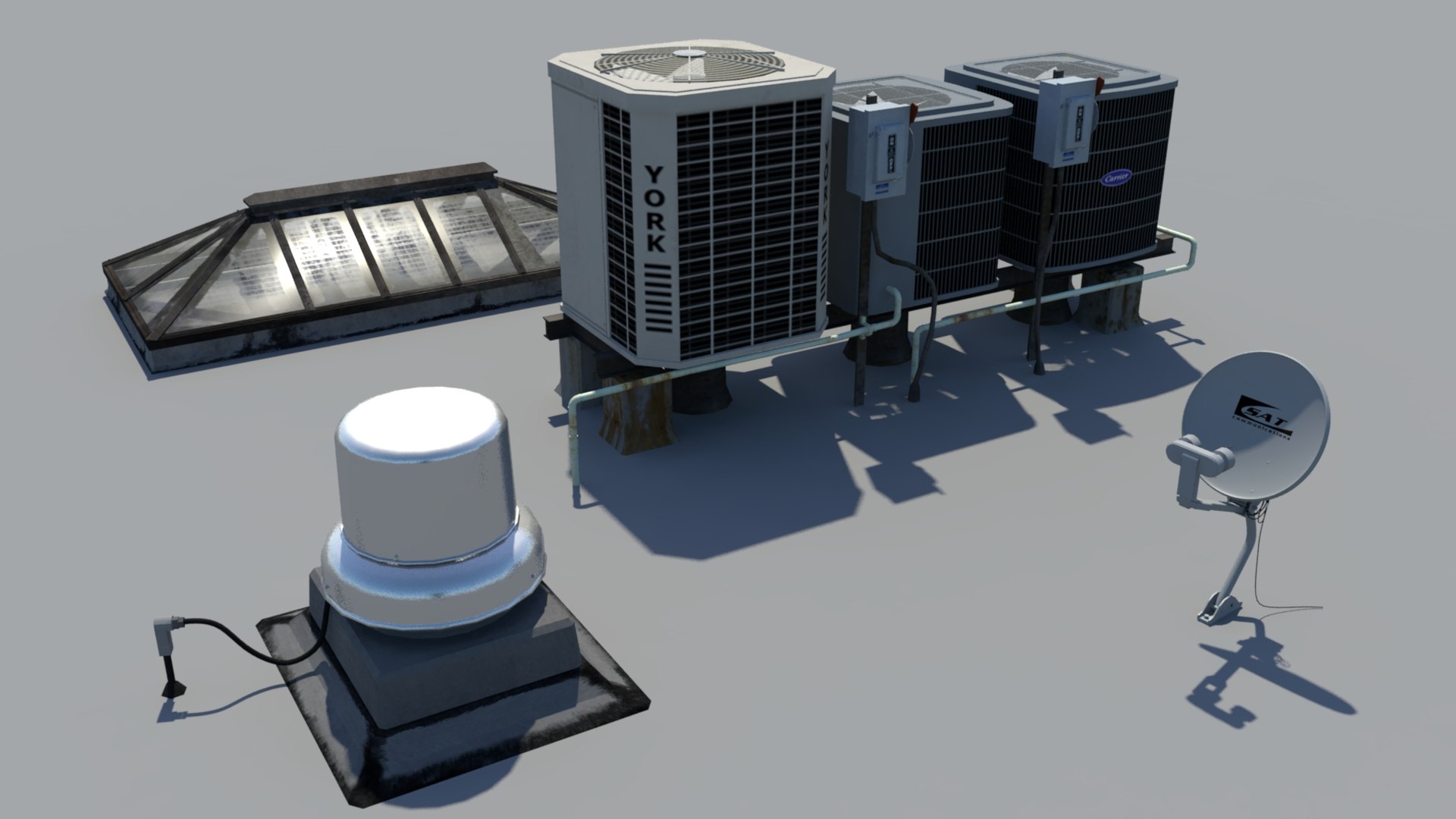 3d Hvac Ac Model