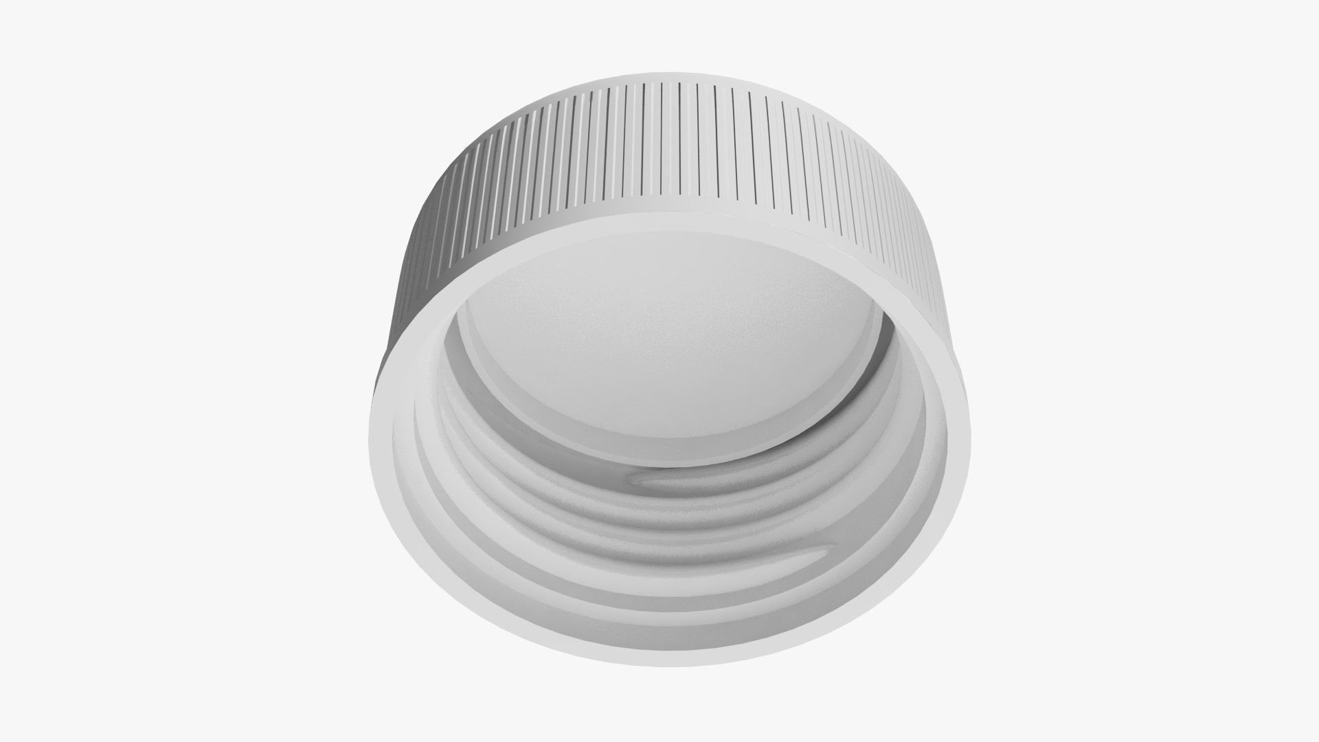 White Bottle Cap Model - TurboSquid 2245413