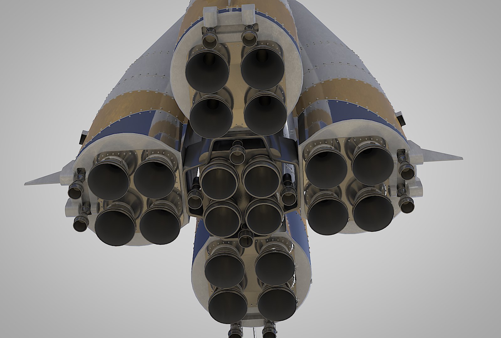 3D R-7 Rocket Vostok - TurboSquid 1305045