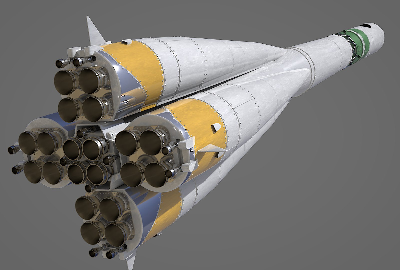 3D r-7 rocket vostok - TurboSquid 1305045