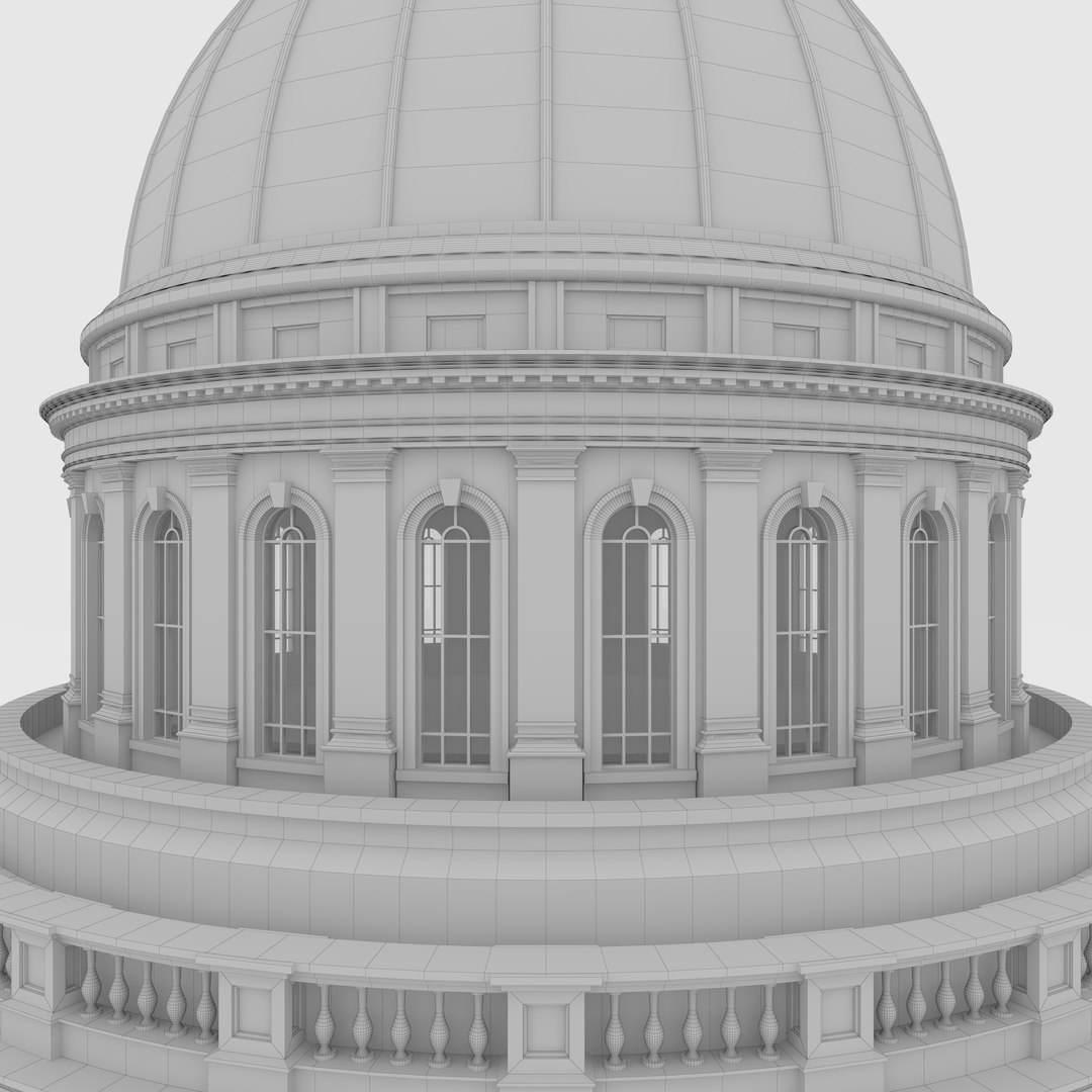 Classic Dome 2 3D Model - TurboSquid 2122571