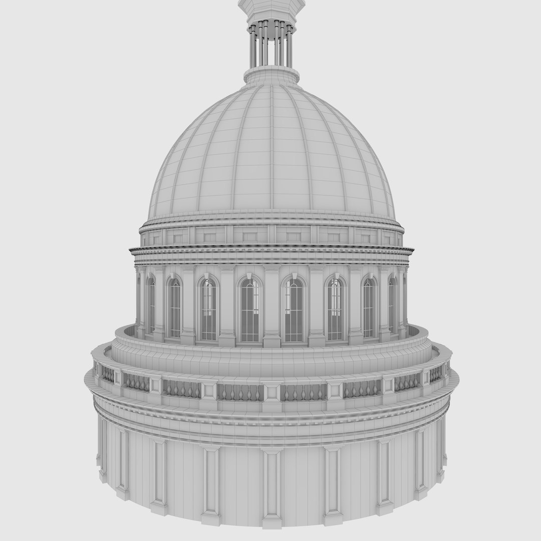 Classic Dome 2 3D Model - TurboSquid 2122571