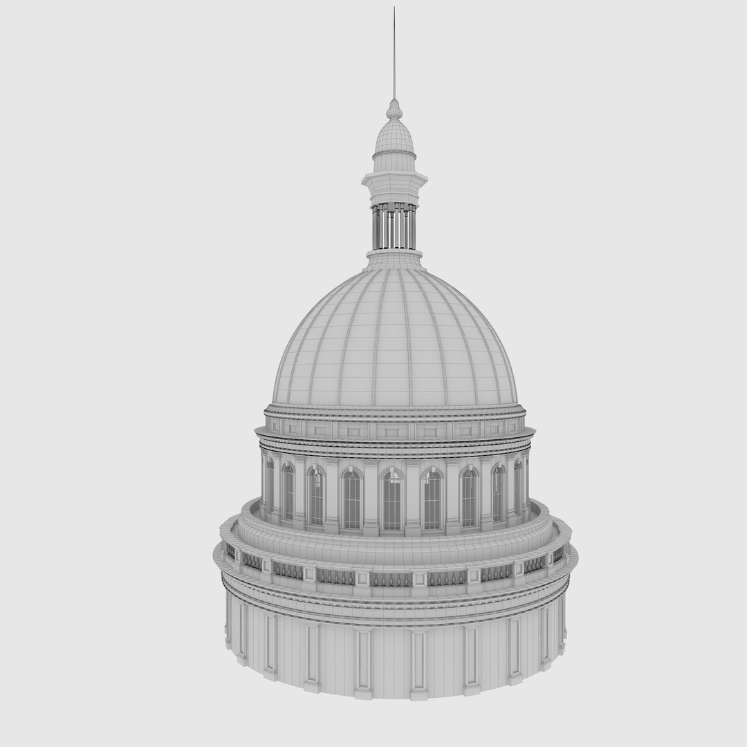 Classic Dome 2 3D Model - TurboSquid 2122571