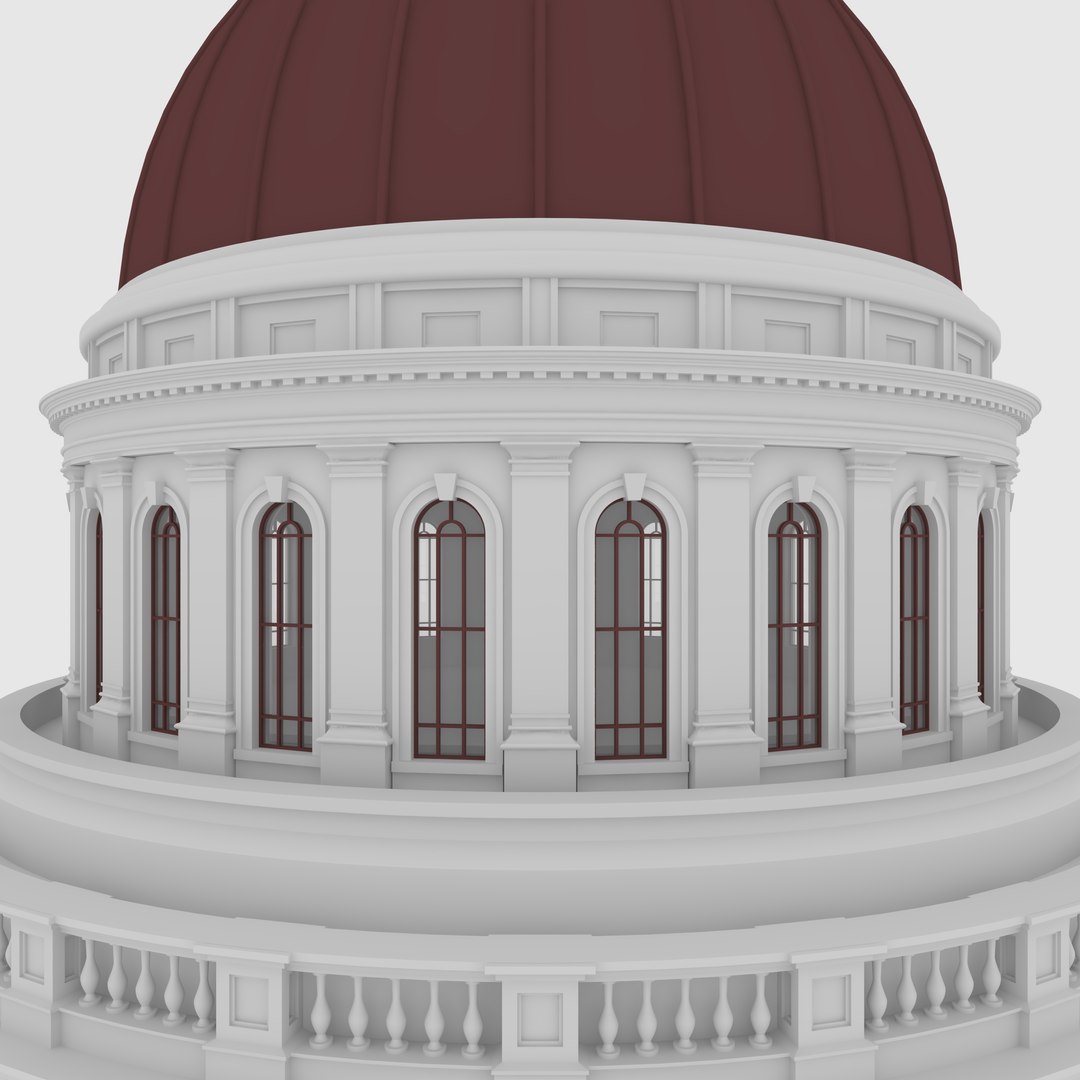 Classic Dome 2 3D Model - TurboSquid 2122571