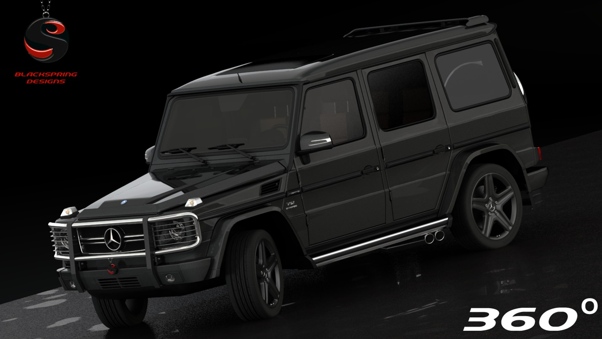 3ds max mercedes-benz g65 amg 2012