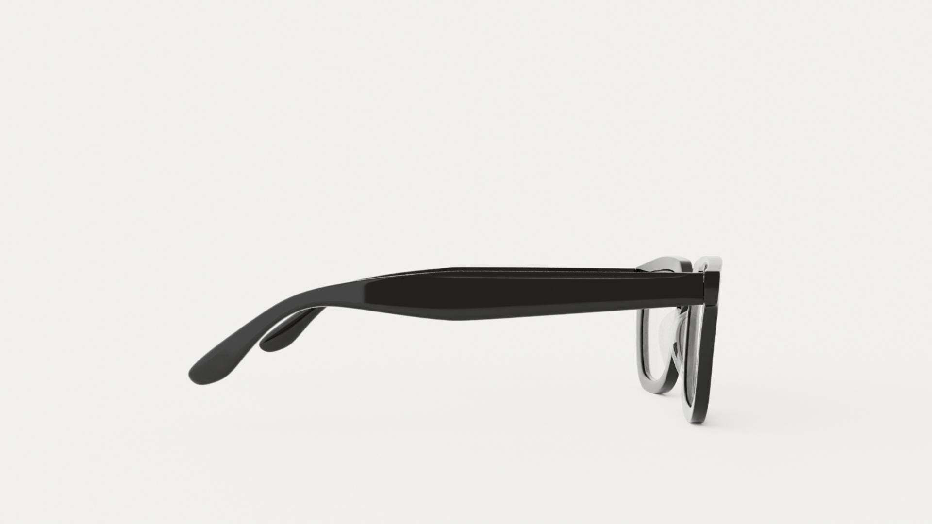 3D Model EOE EYEWEAR - He 49 Northern Black Glasses - TurboSquid 2215089