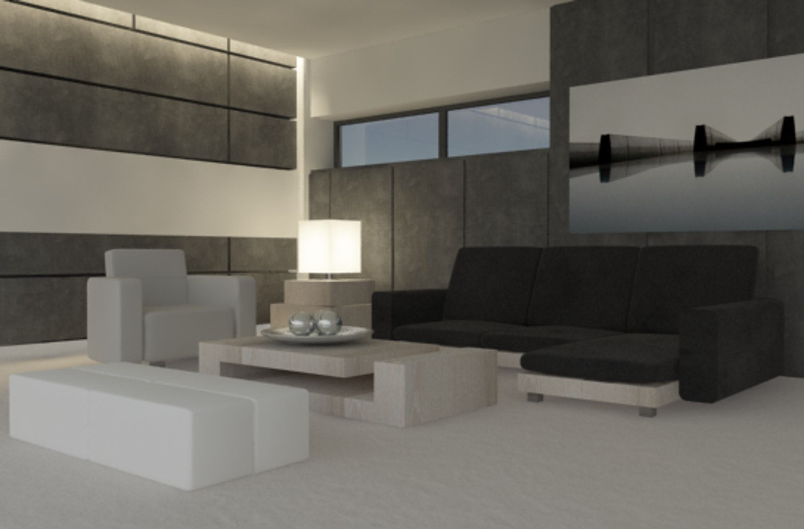 c4d architecture interior room