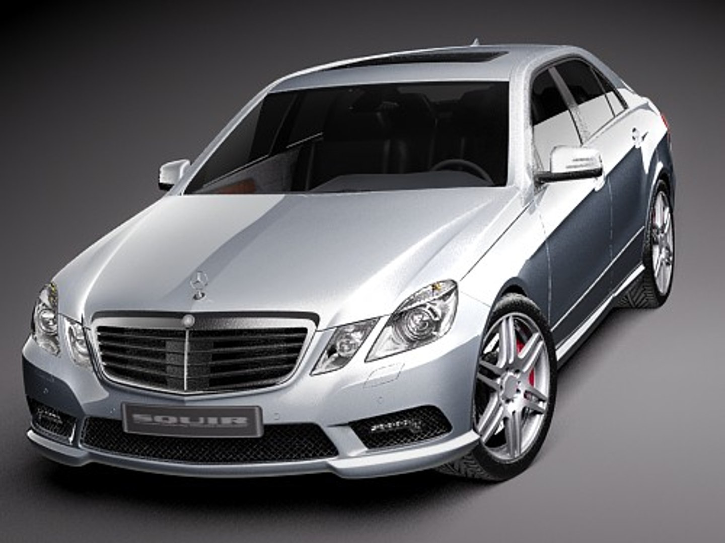 3d 3ds Mercedes E 2010 Amg