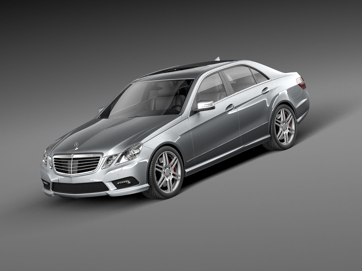 3d 3ds Mercedes E 2010 Amg