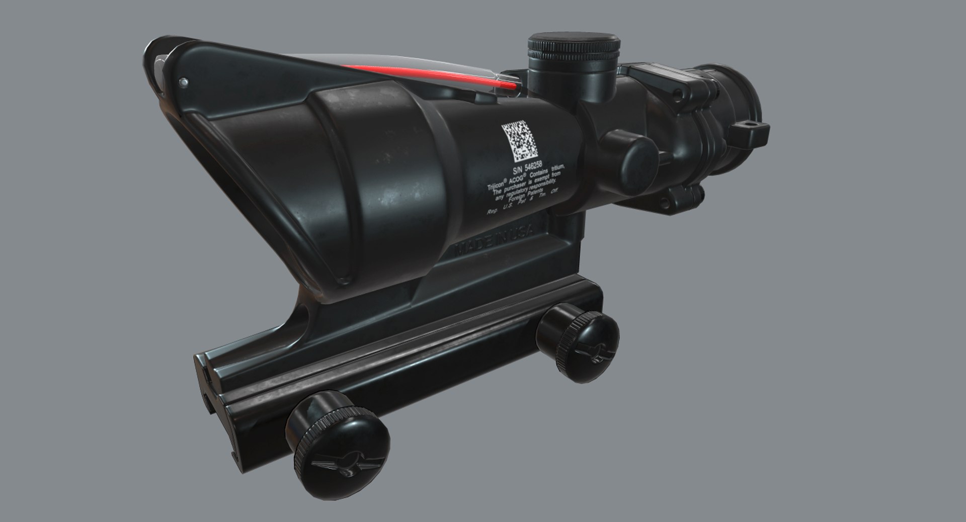 Ready Acog Scope 3D Model | 1144601 | TurboSquid