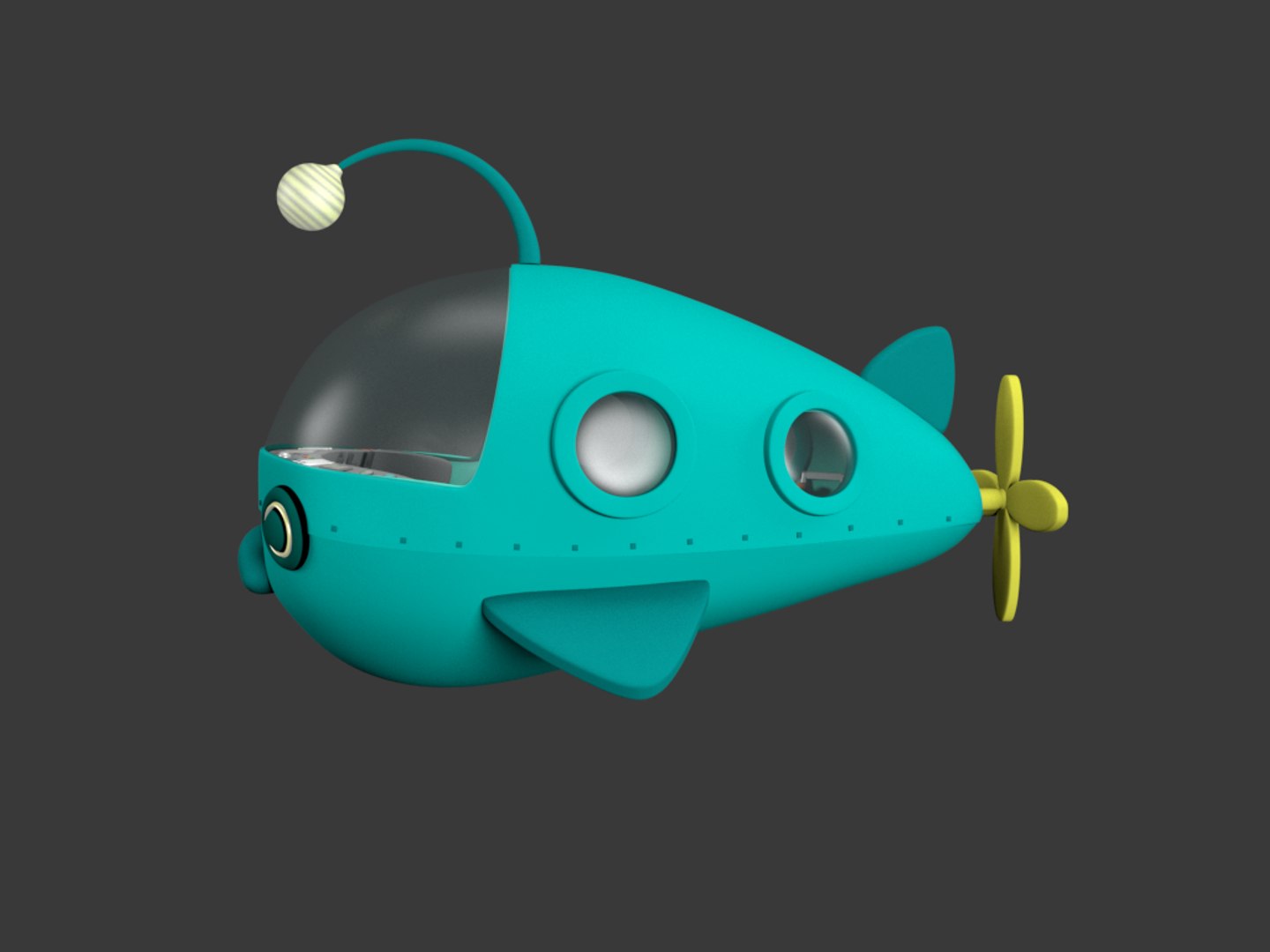 Octonauts Submarine Model - TurboSquid 1266036