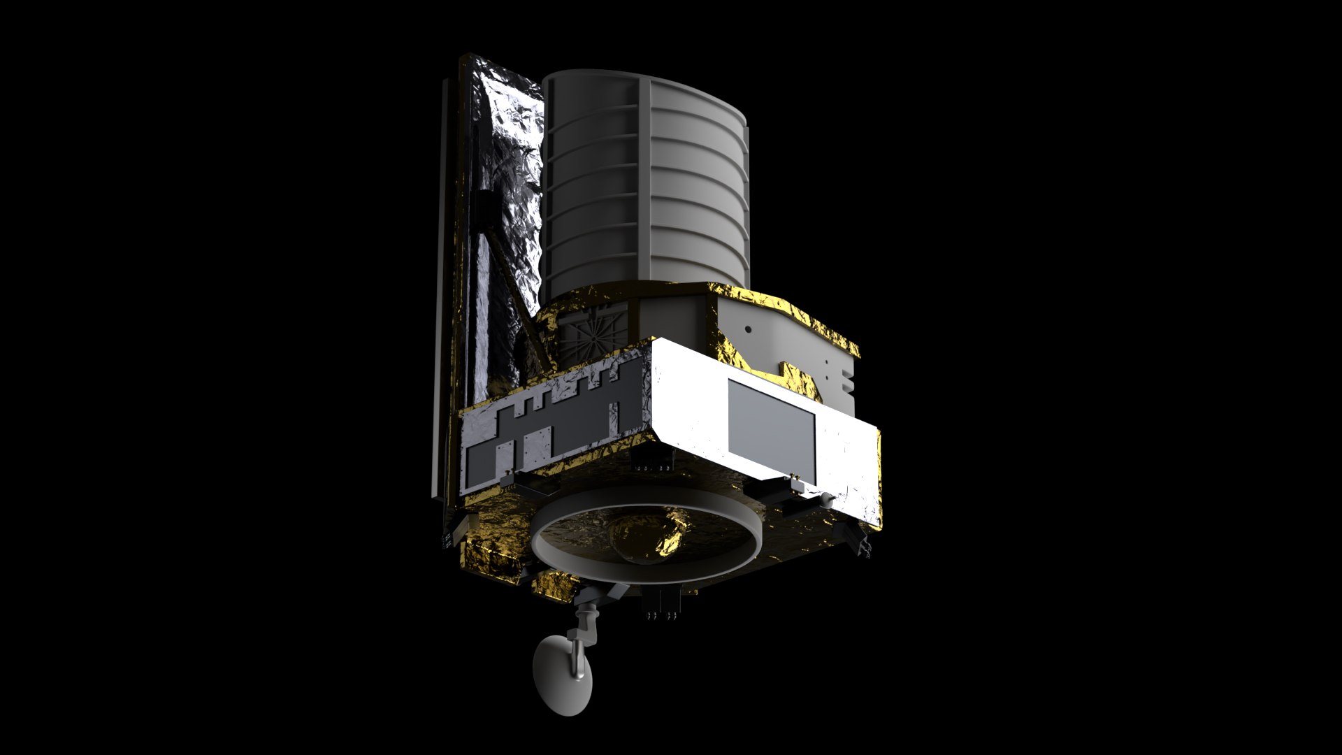 EUCLID Space Telescope 3D - TurboSquid 2237484