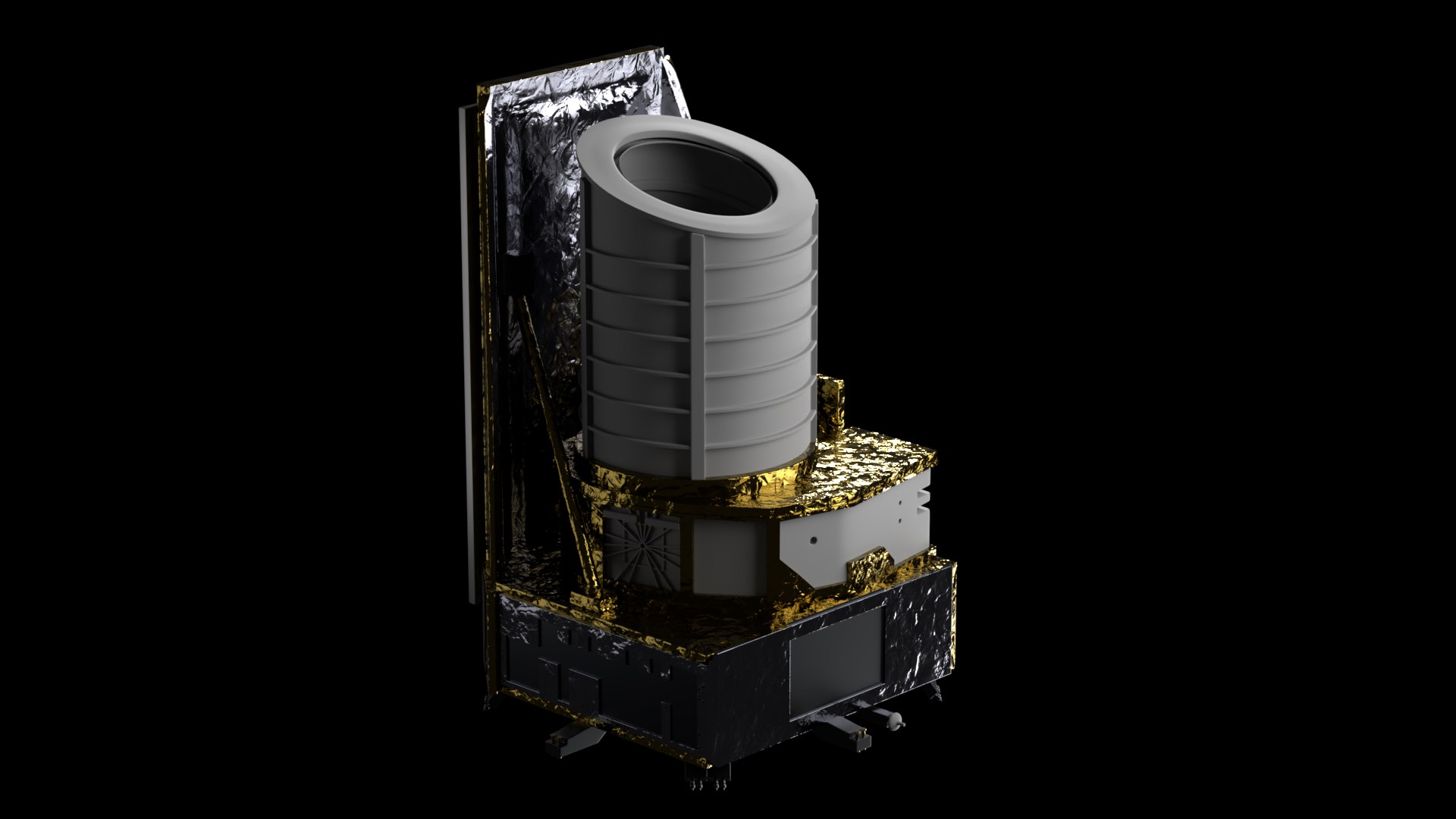 EUCLID Space Telescope 3D - TurboSquid 2237484