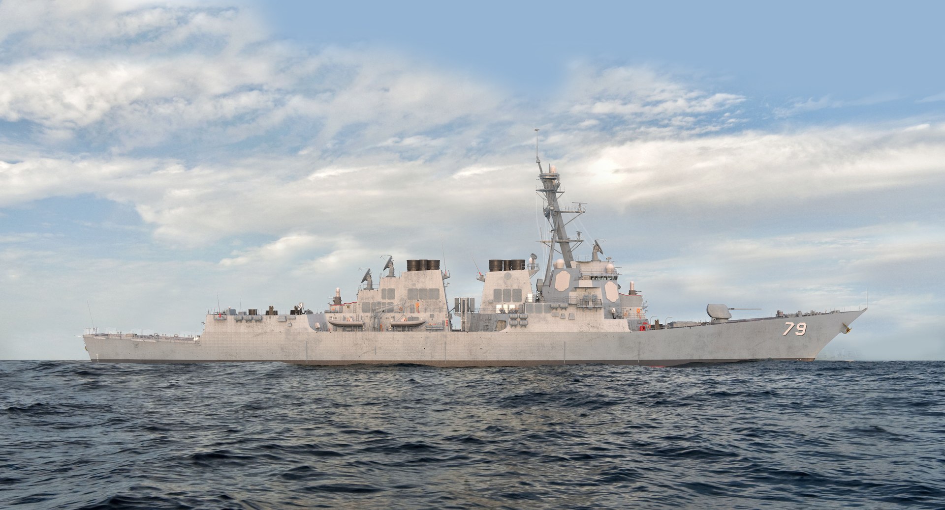 Uss Ddg Navy Model - TurboSquid 1373466