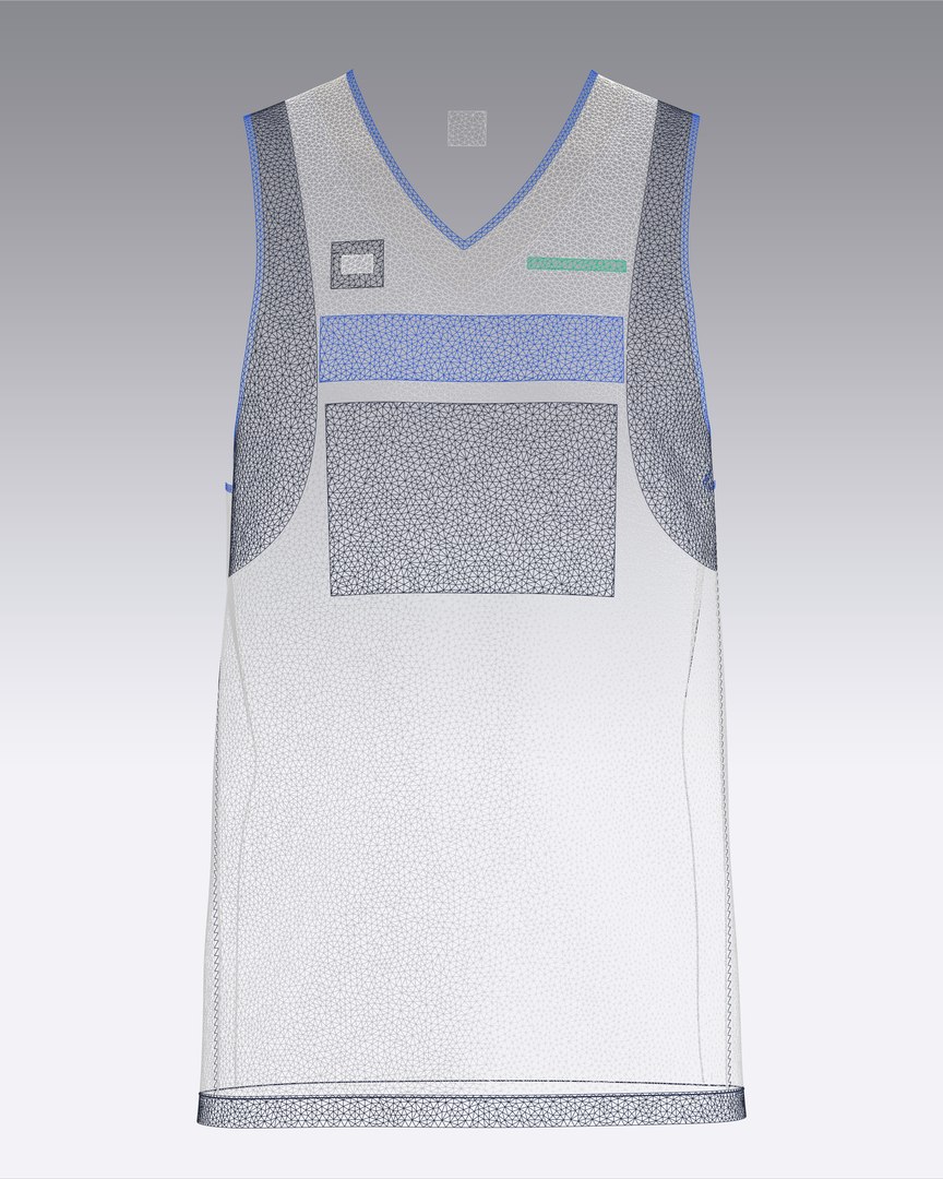 3D Mens Basketball Jersey Vest With Graphics Model - TurboSquid 2343702