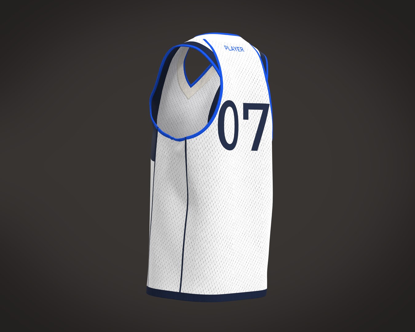 3D Mens Basketball Jersey Vest With Graphics Model - TurboSquid 2343702