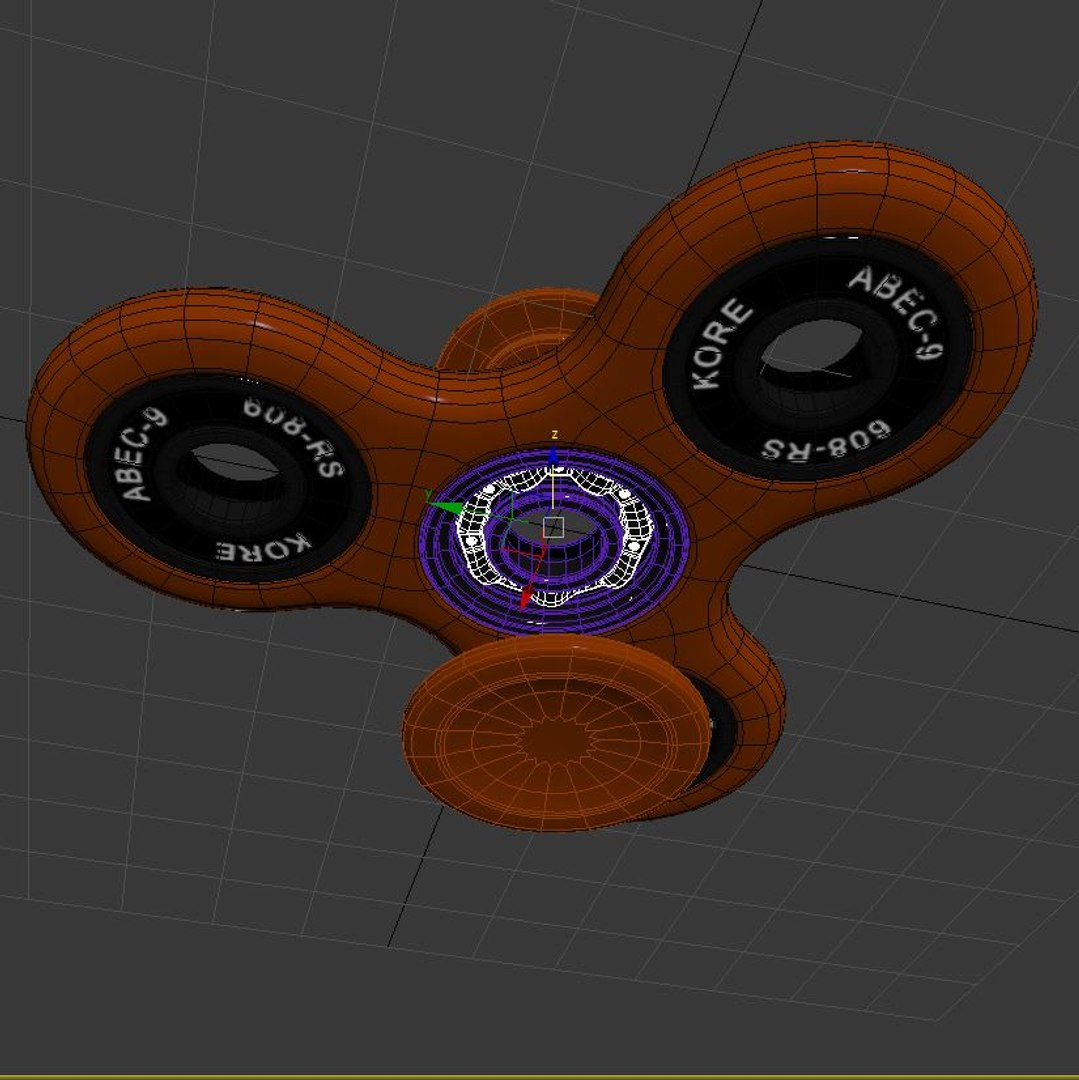 3D advanced fidget spinner - TurboSquid 1186104