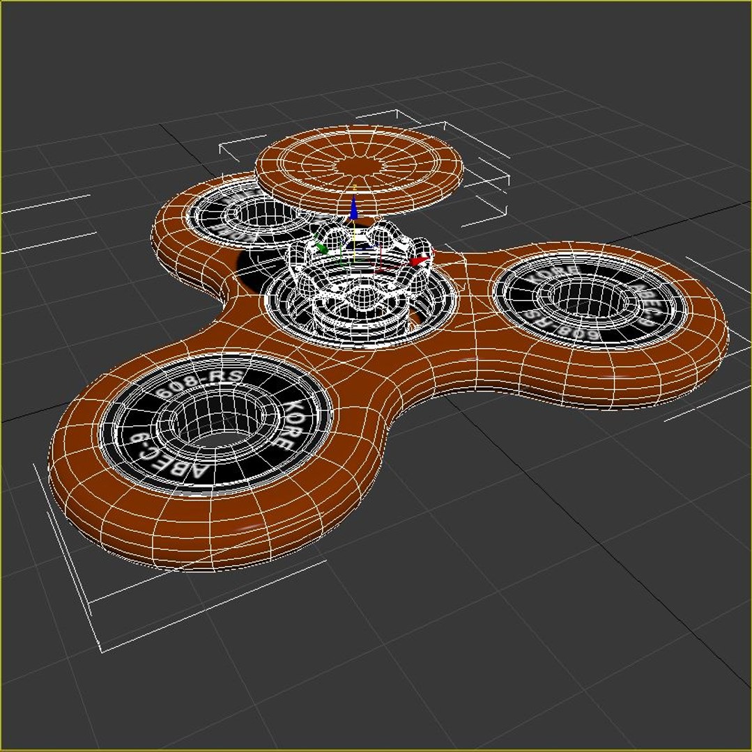 3D advanced fidget spinner - TurboSquid 1186104