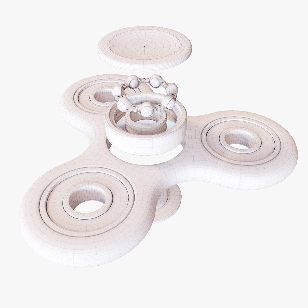 3D advanced fidget spinner - TurboSquid 1186104