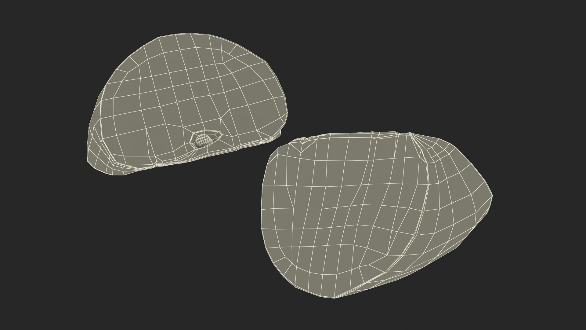 Realistic Green Apple Slice 3D Model - TurboSquid 2209627