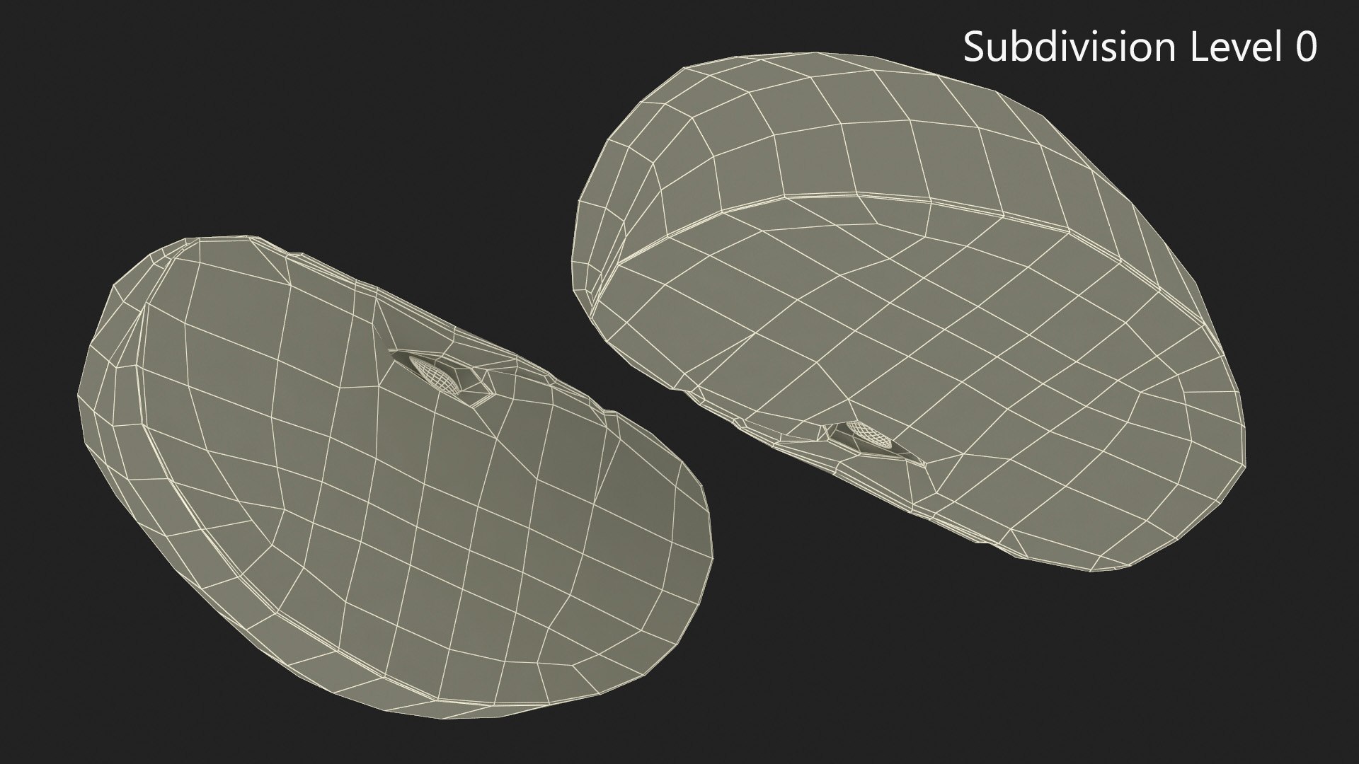 Realistic Green Apple Slice 3D Model - TurboSquid 2209627