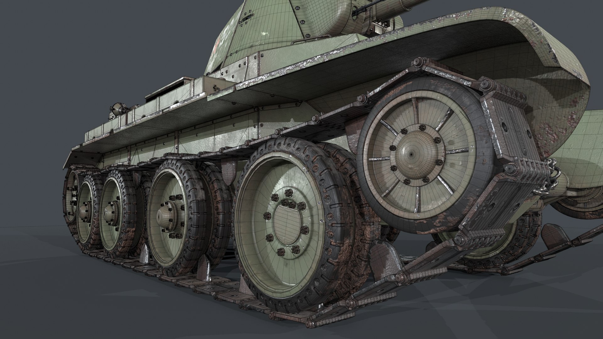 3D Soviet Tank BT-7 - TurboSquid 1795450