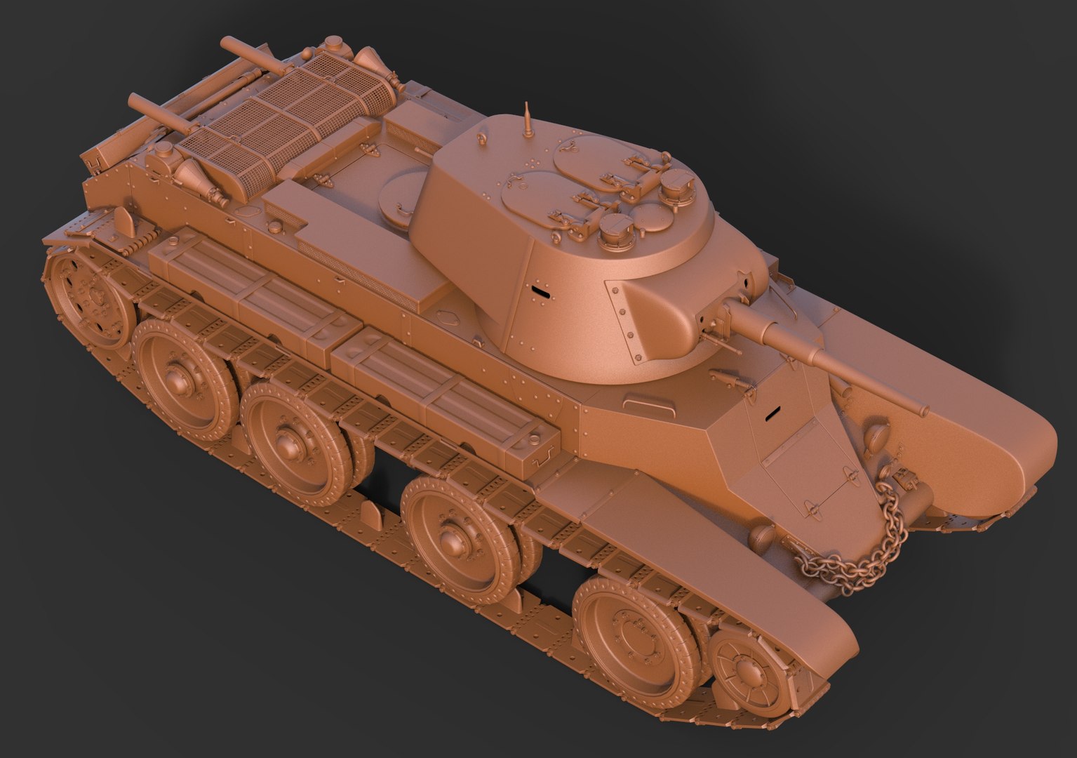 3D Soviet Tank BT-7 - TurboSquid 1795450