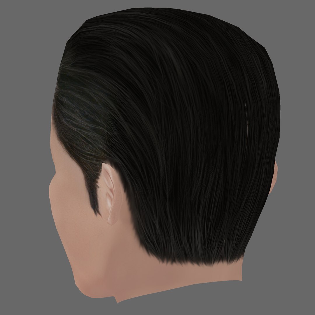 3D Christopher Walken Head - Low Poly Head For Game - TurboSquid 2218323