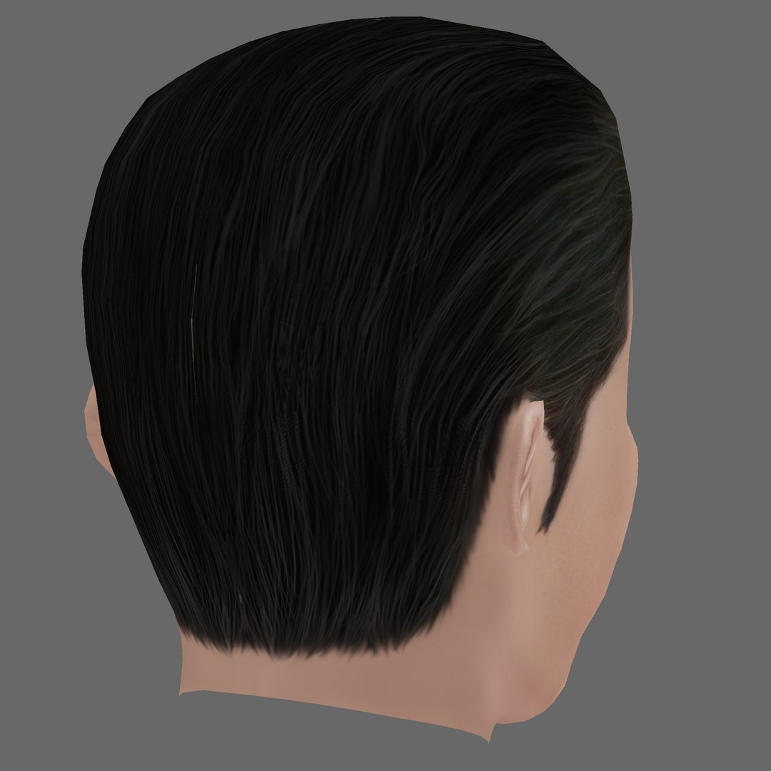 3D Christopher Walken Head - Low Poly Head For Game - TurboSquid 2218323