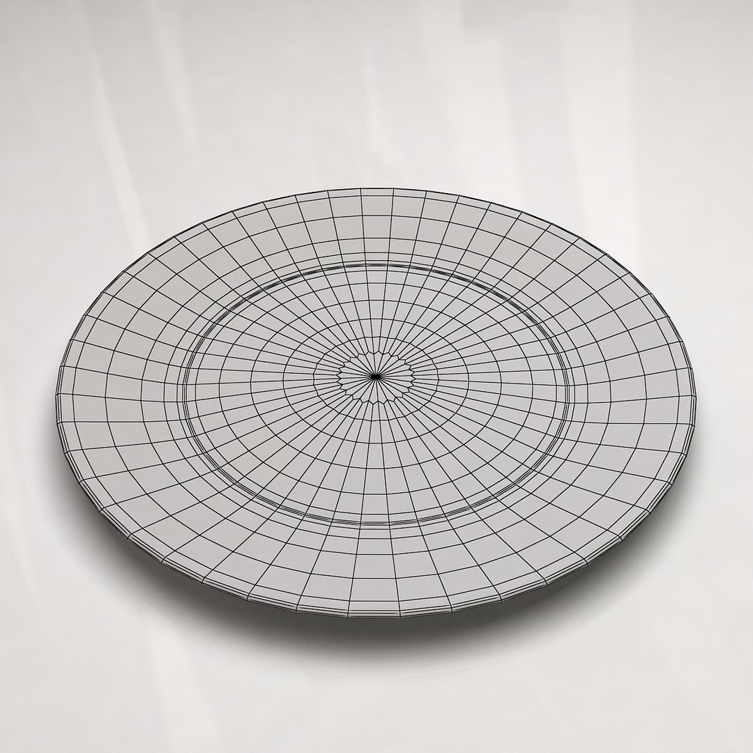 3d Plates Materials Model