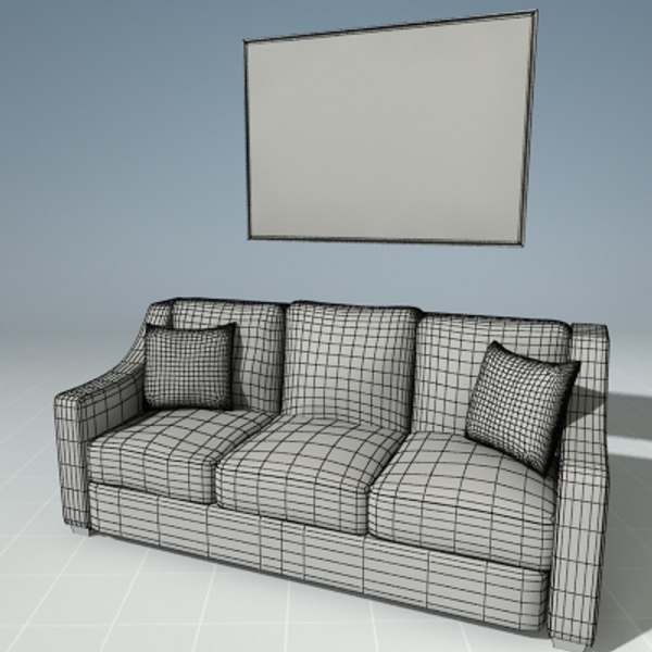 3d model living room