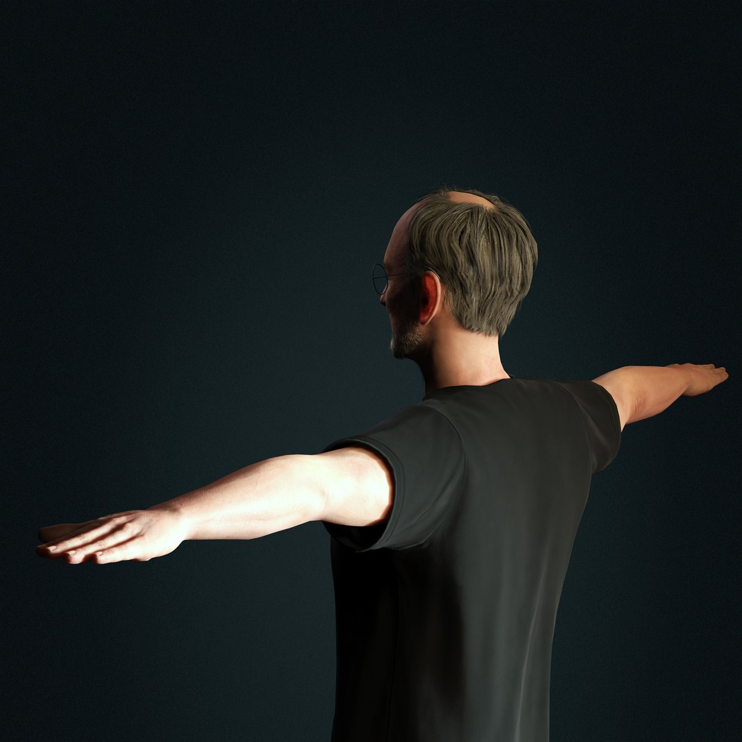 3D Steve Jobs 3D Model - Hyper Realistic Low-Poly 3D Model - TurboSquid ...