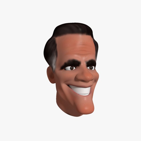 Modello 3D Caricatura di Mitt Romney Head - TurboSquid 719469