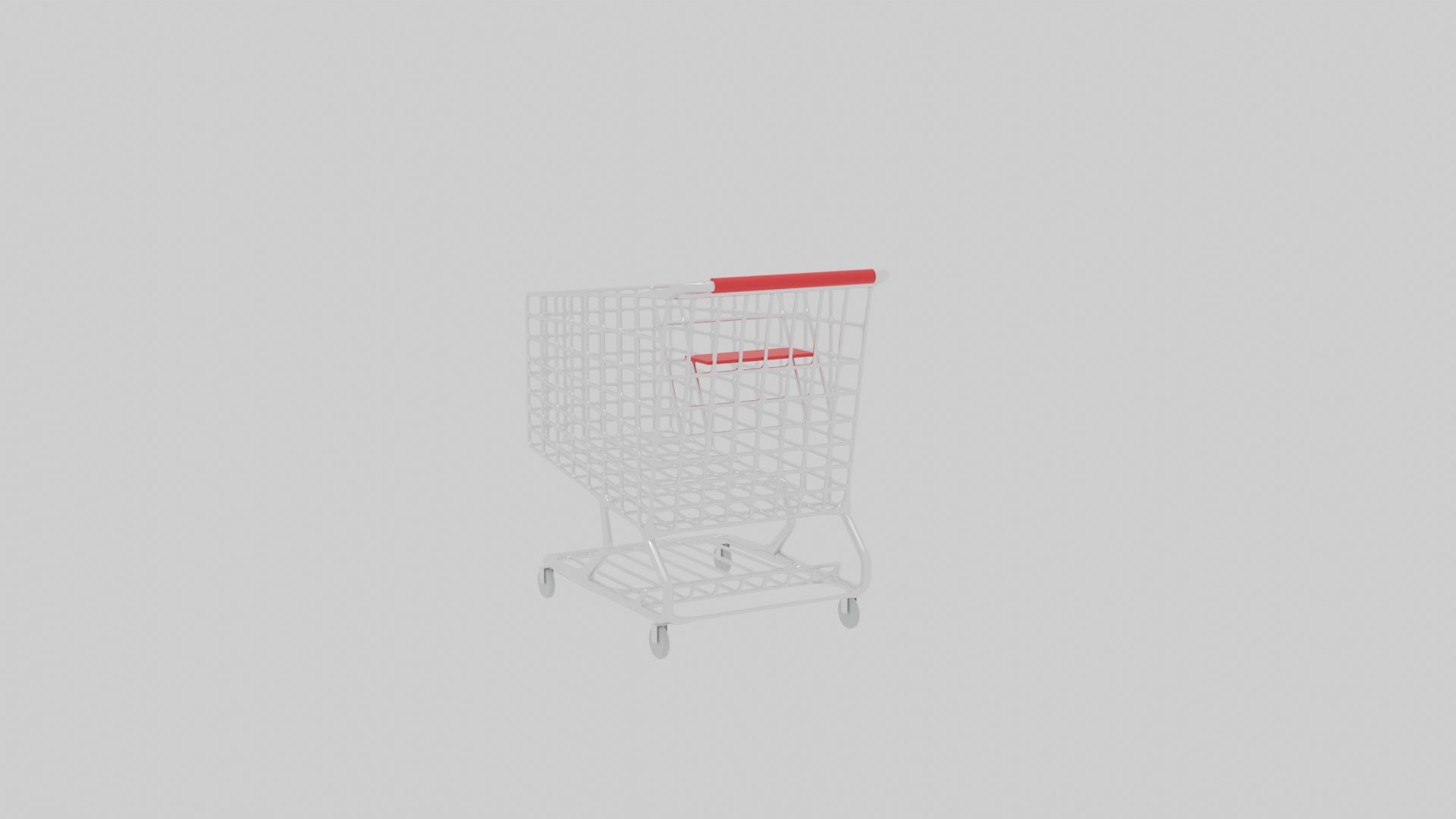 Low Poly Shopping Cart 3D Model - TurboSquid 2161262