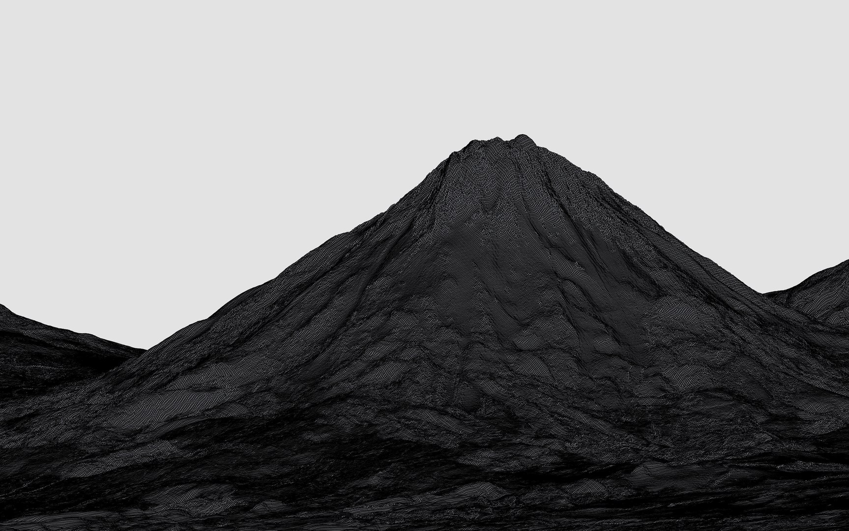 3D Mountain Landscape Volcano - TurboSquid 1646846